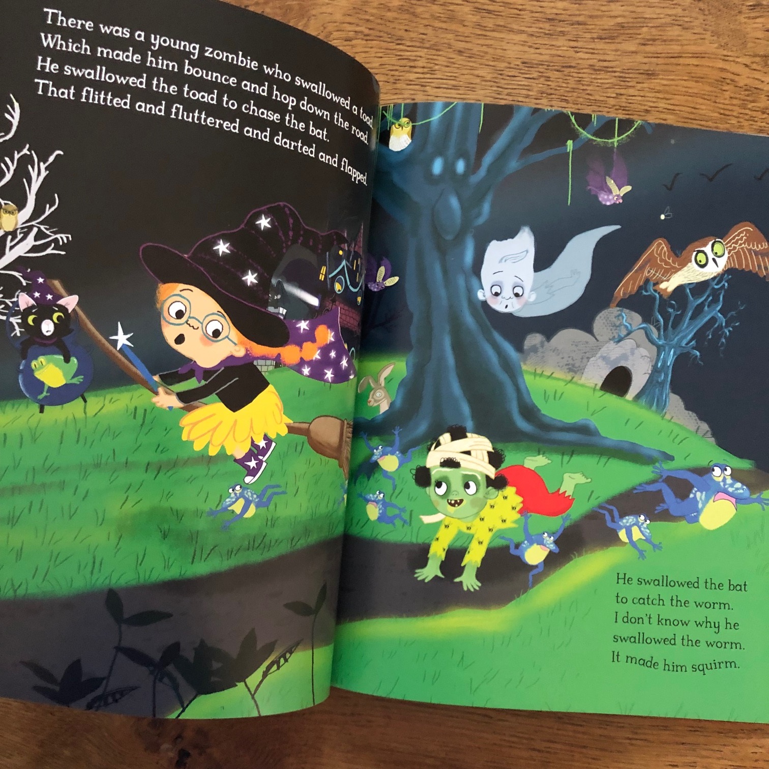 There Was a Young Zombie Who Swallowed a Worm by Kaye Baillie & Diane ...